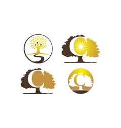 Red tree Royalty Free Vector Image - VectorStock