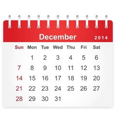 Desktop calendar 2012- december Royalty Free Vector Image