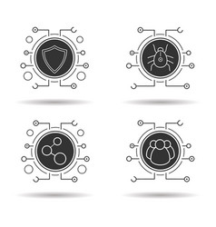 Hackathon program code software marathon hack Vector Image