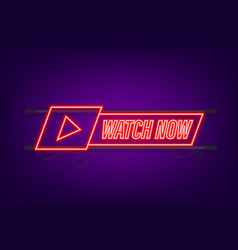 Banner with brushes paints - watch live Royalty Free Vector
