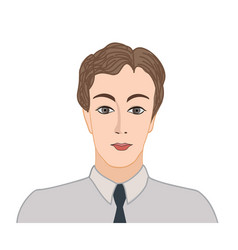 Call center agent avatar Royalty Free Vector Image