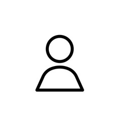 Graphic account icon Royalty Free Vector Image