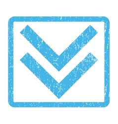 Shift down icon rubber stamp Royalty Free Vector Image