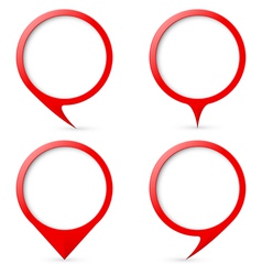 Map markers Royalty Free Vector Image - VectorStock