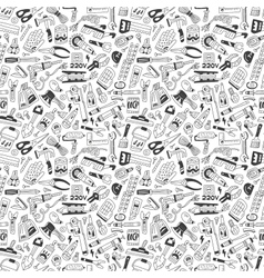 Carpentry tools pattern background Royalty Free Vector Image