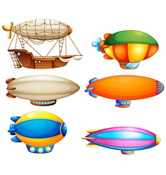 Sets flying objects Royalty Free Vector Image - VectorStock