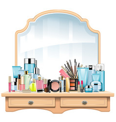 Dressing table Royalty Free Vector Image - VectorStock