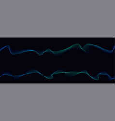Halftone pattern audio waveform sound wave Vector Image
