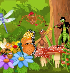 Bug world Royalty Free Vector Image - VectorStock