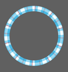 Fun kids puzzle frame round form Royalty Free Vector Image