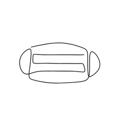 Colorful air pollution face masks set isolated Vector Image