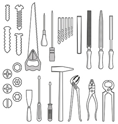 Drawing tools set Royalty Free Vector Image - VectorStock